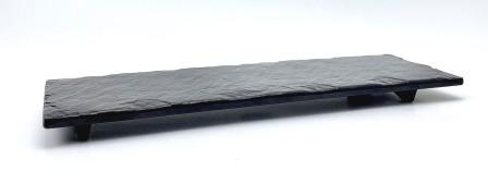 Melamine Rectangular Slate Platter 12-3/16", Matte Black – Eden ...