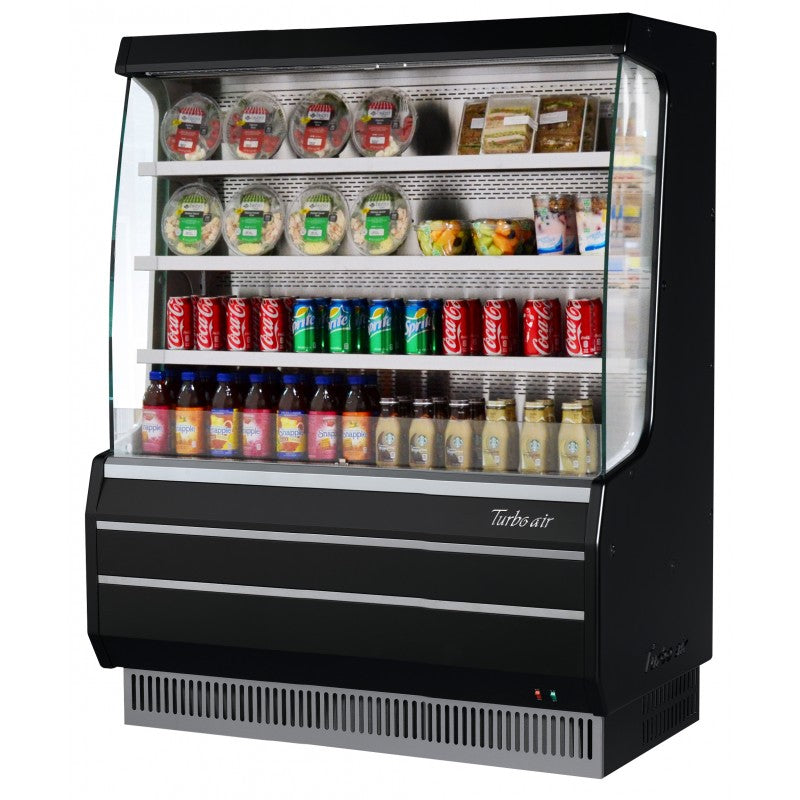Turbo Air Open Display Merchandiser, Vertical, 50"W, Black – Eden ...